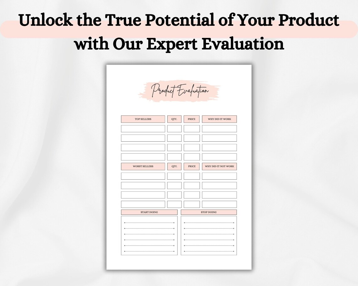 Printable Product Planner: Profit Tracker Printable Product - Etsy