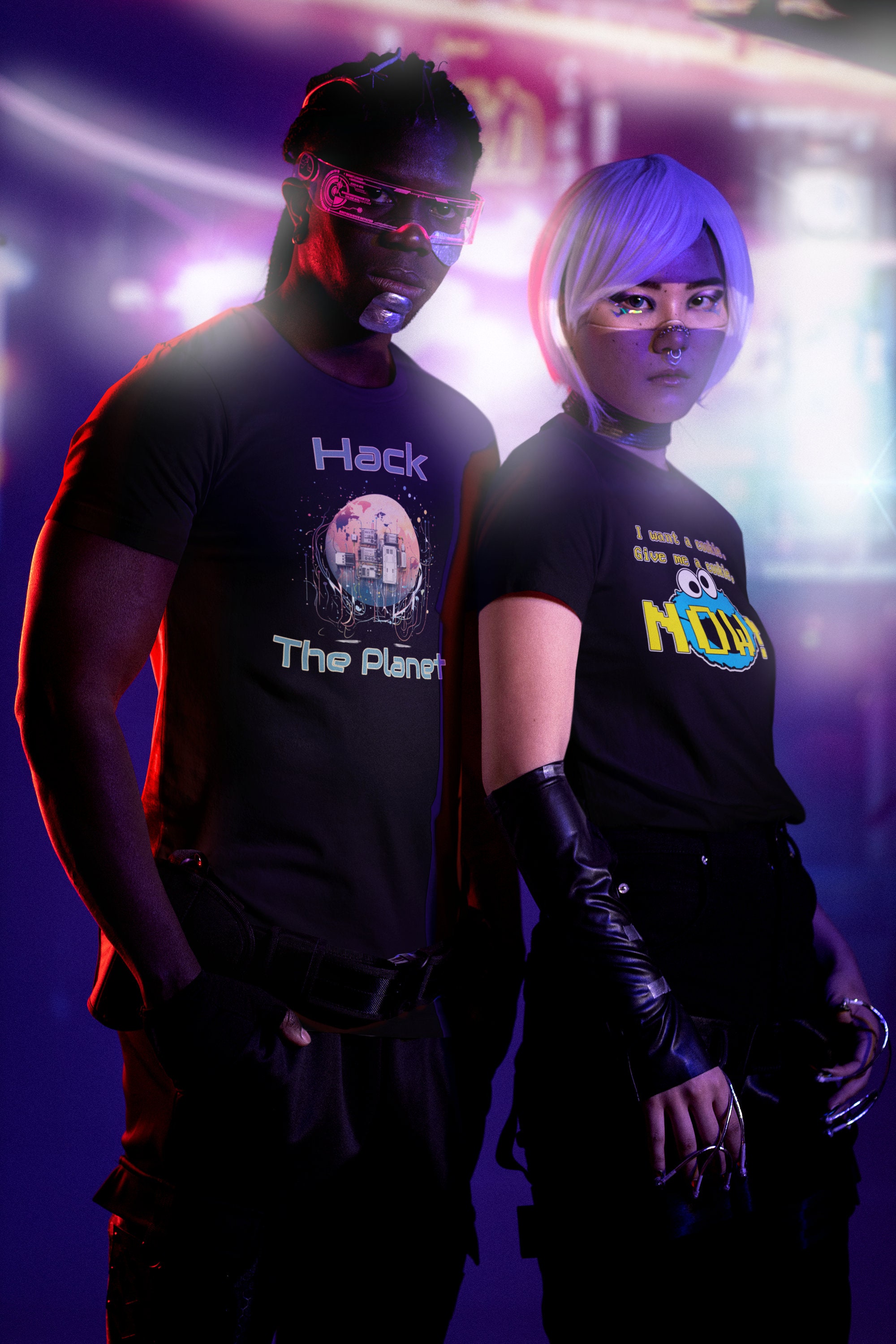 Hack the Planet T-shirt, Hacker T-shirt, Biohacking T-shirt, Satellite ...