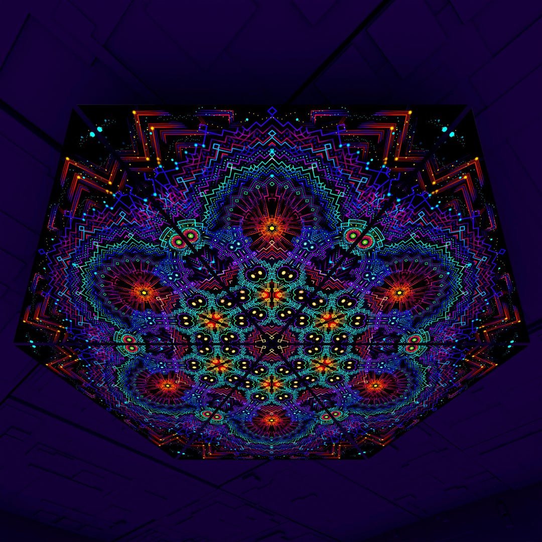 Ceiling Decoration - Triangle Cathedral – TR02 – Uv-canopy ...