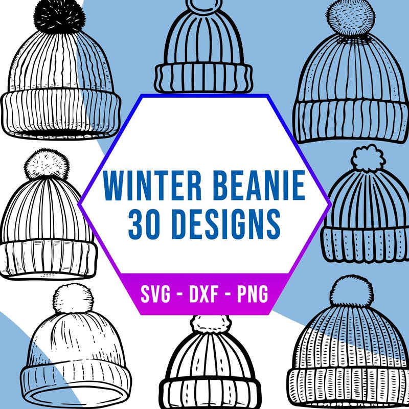 Winter Beanie Png Clip Art - Etsy