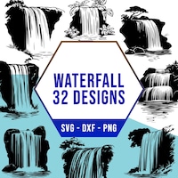 Waterfall - Etsy