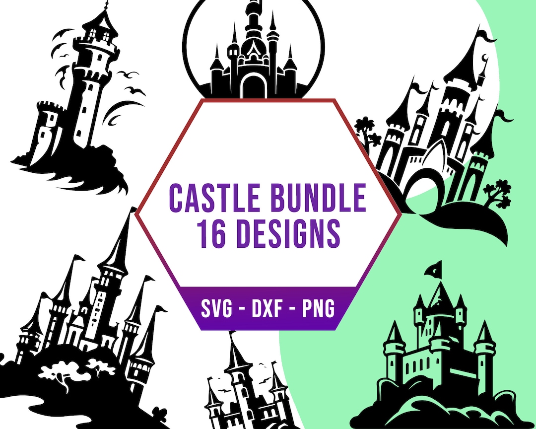King Castle SVG Bundle, Medieval Fortress and Stronghold SVG Pack ...