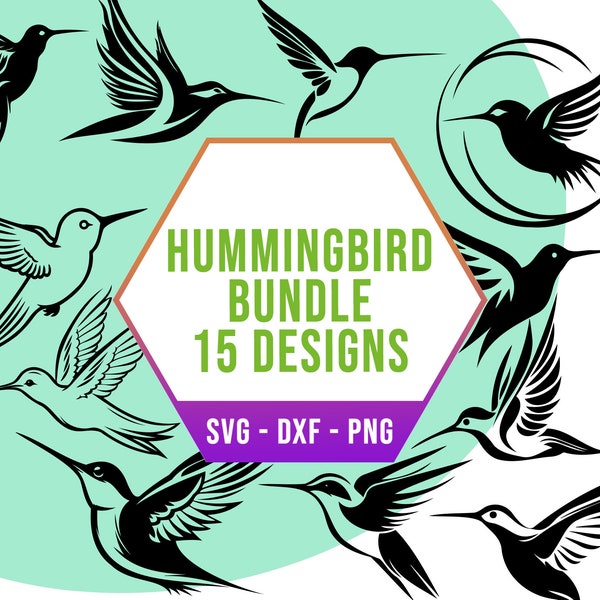 Humming Bird Svg - Etsy