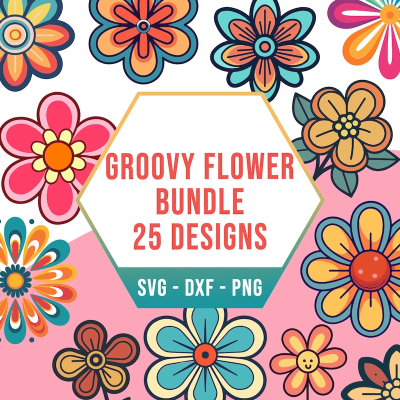 Retro Flowers - Etsy