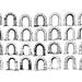 Stone Arch SVG Bundle, Rock Entrance Door SVG Pack, Cricut Silhouette ...