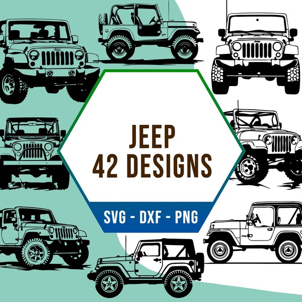 Laser Cut Svg Jeep - Etsy