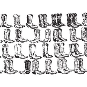 Cowboy Boots SVG Bundle, Western Country SVG Pack, Cricut Silhouette ...