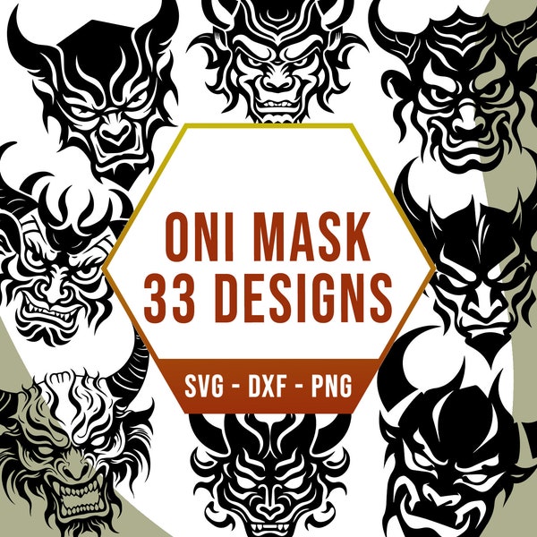 Oni Svg - Etsy