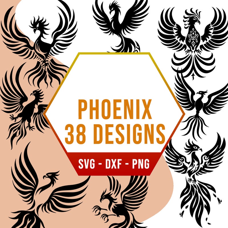 Phoenix Svg - Etsy