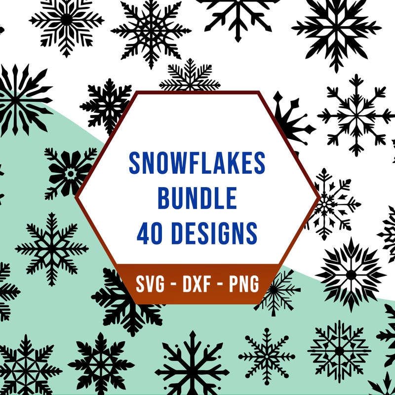 Snowflake Bundle Svg - Etsy