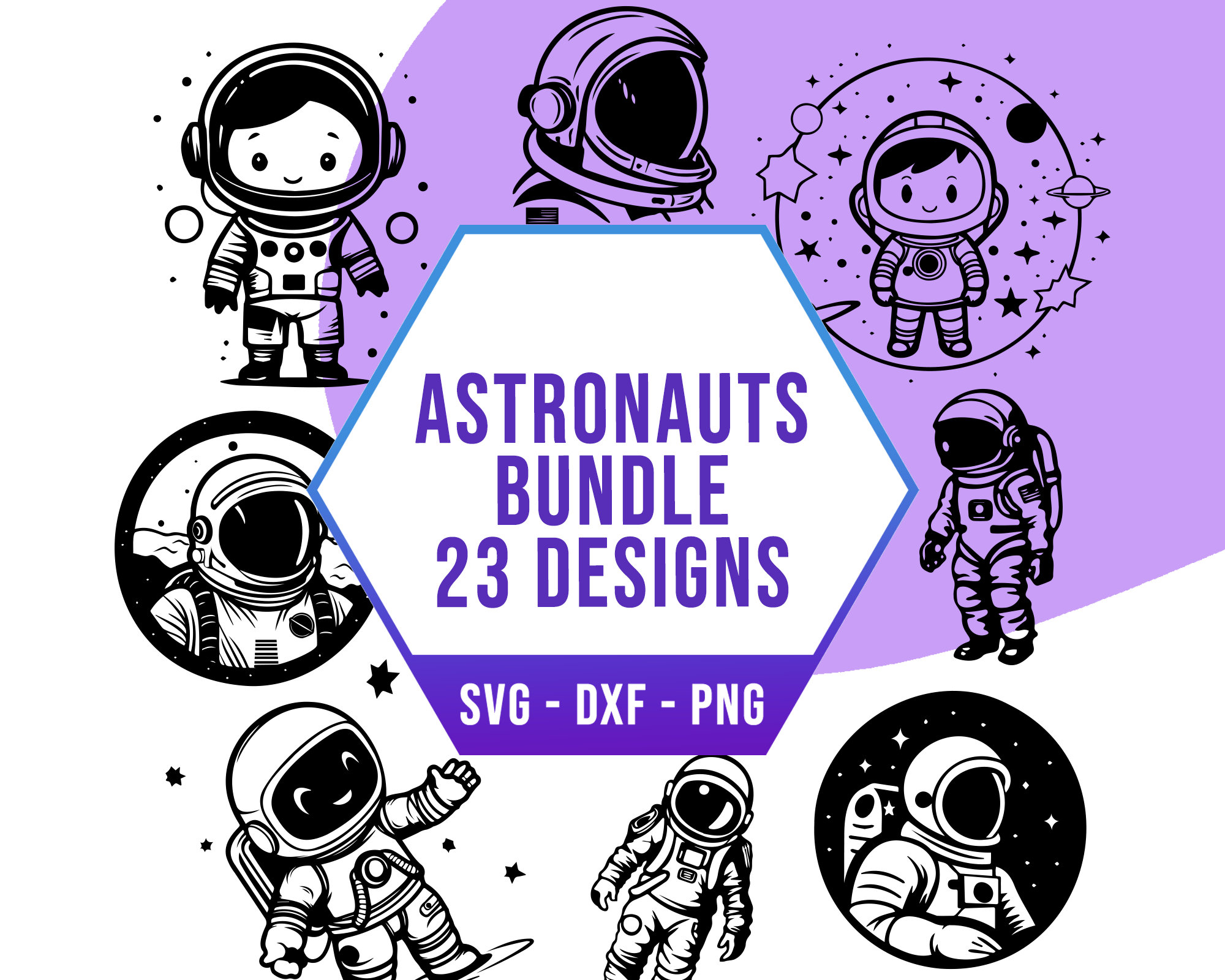 Galaxy Astronaut Turtle SVG Bundle, Space Explorers SVG Pack, Cricut ...