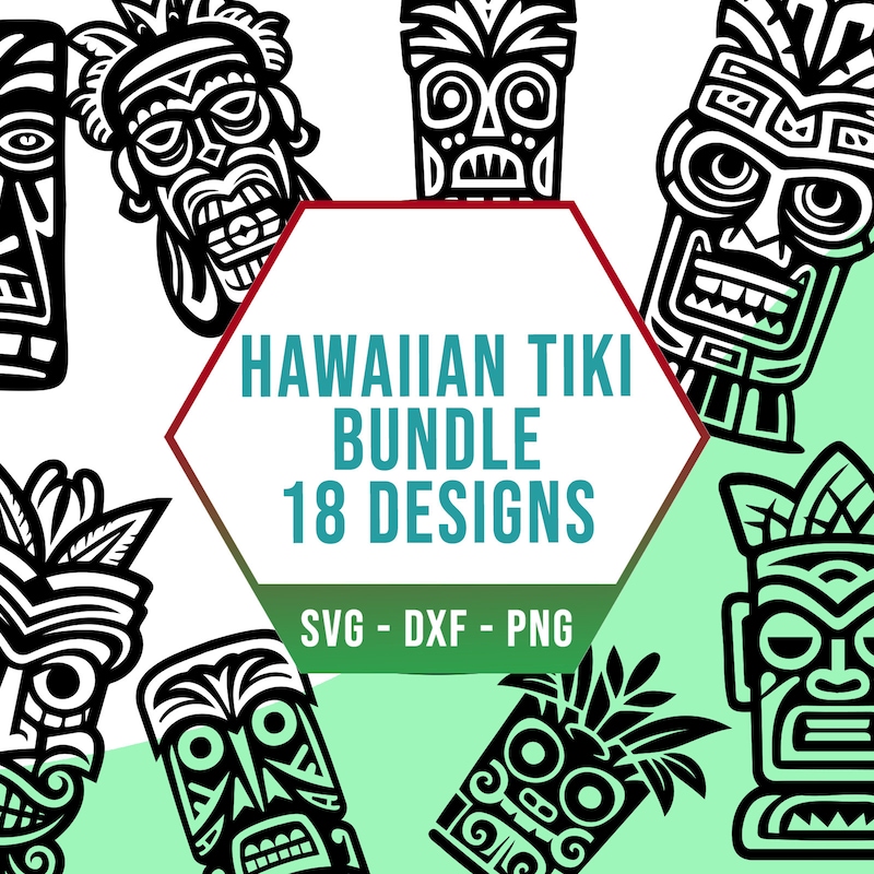 Tiki Svg - Etsy