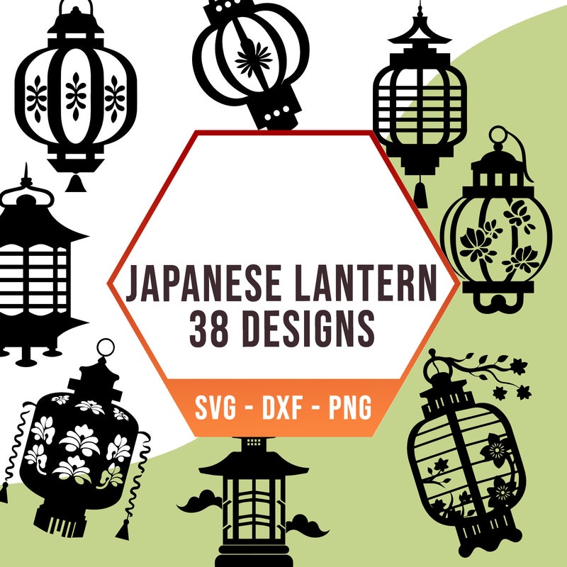 Japan Lantern Svg - Etsy
