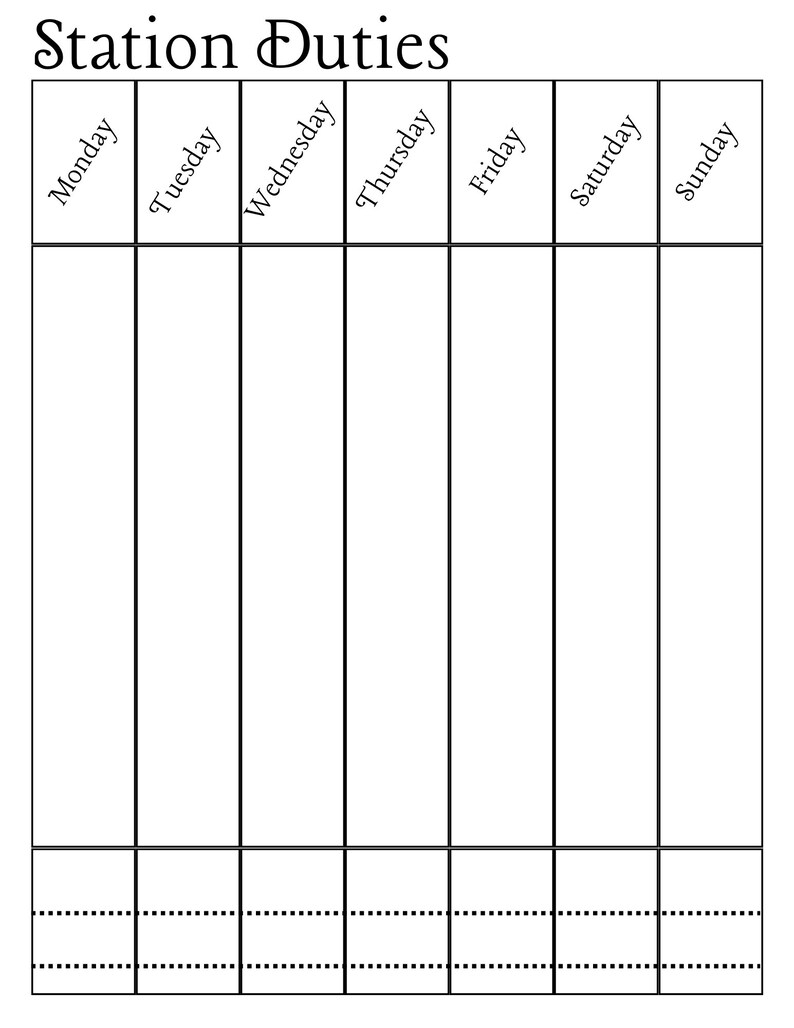 Simple Station Shore Sheet - Etsy
