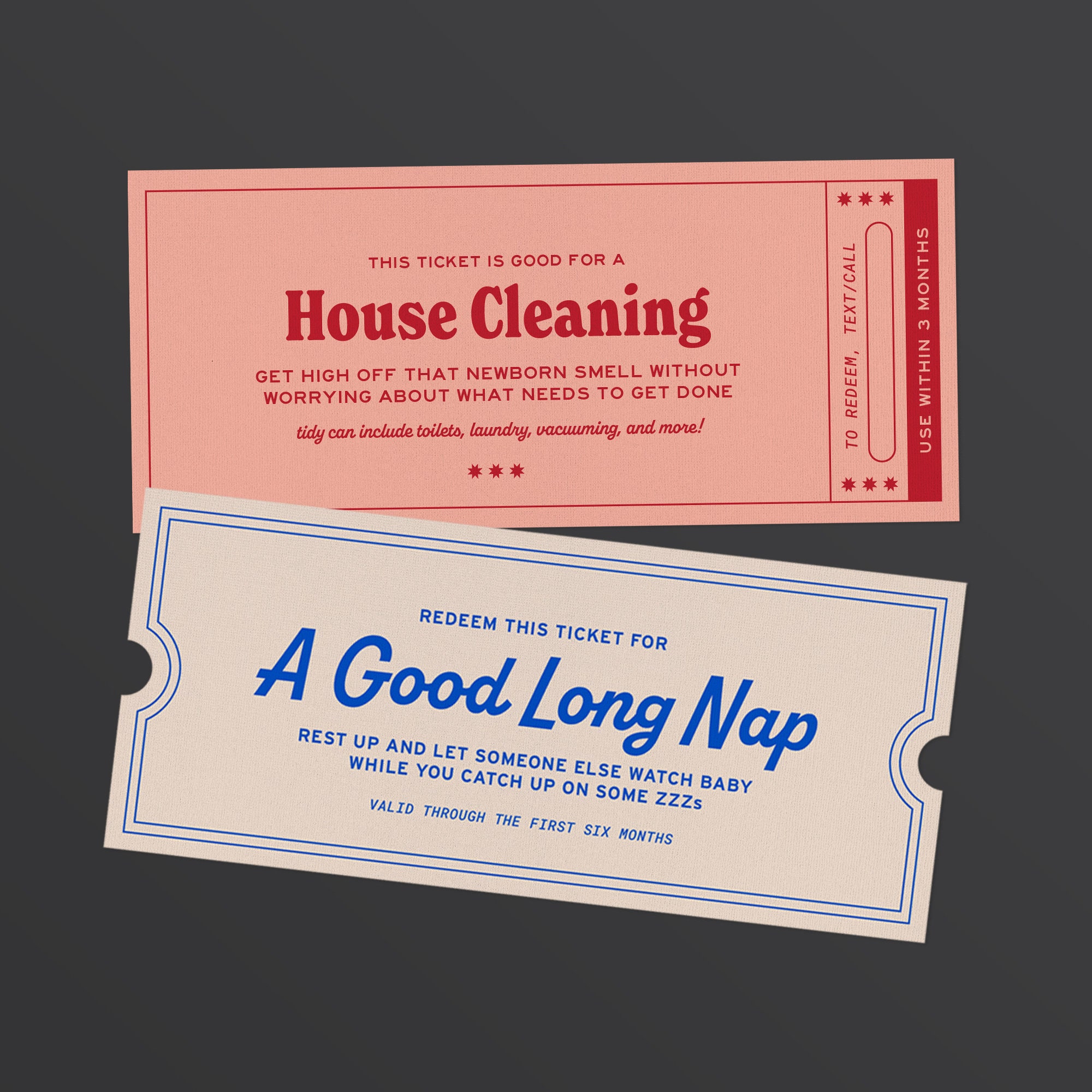 Postpartum Favor Coupons - Perfect Gift! / 8.5x11" Instant Download ...