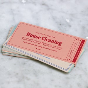 Postpartum Favor Coupons - Perfect Gift! / 8.5x11" Instant Download ...