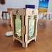 Japanese Inspired Natural Wood and Paper Night Light - Etsy