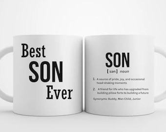 Funny Gift for Son, Son Gifts, Son Coffee Mug, Son Gift Idea, Son ...