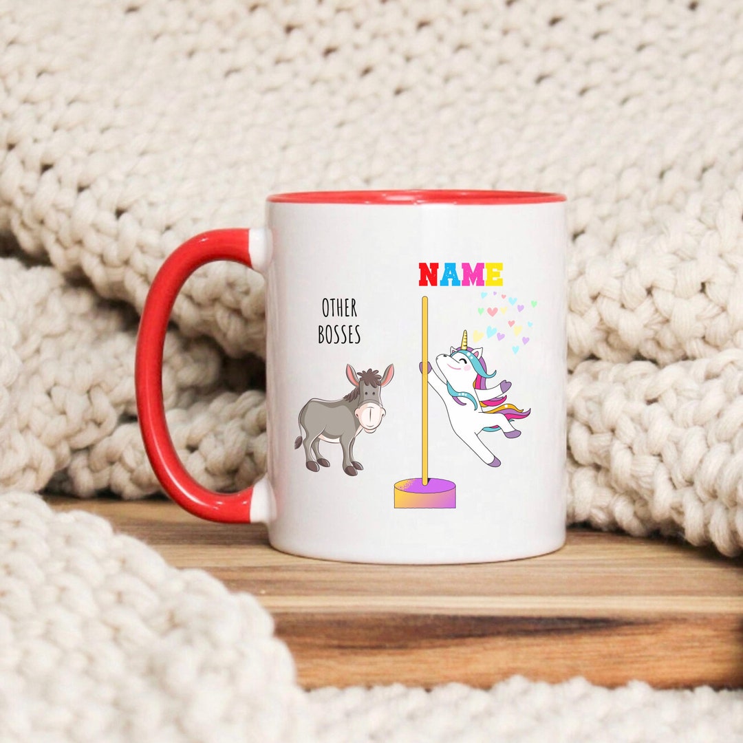 Funny Unicorn Boss Mug, National Boss Day Gift - Etsy