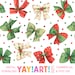 Cute Christmas Bows Seamless Pattern, Holiday Ribbons Repeat Patten ...