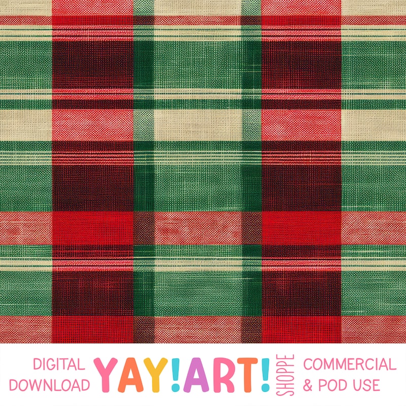 Christmas Plaid - Etsy