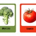 Vegetable Cards, Printable Flashcards, Learning Vegetables, Montessori ...
