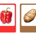 Vegetable Cards, Printable Flashcards, Learning Vegetables, Montessori ...