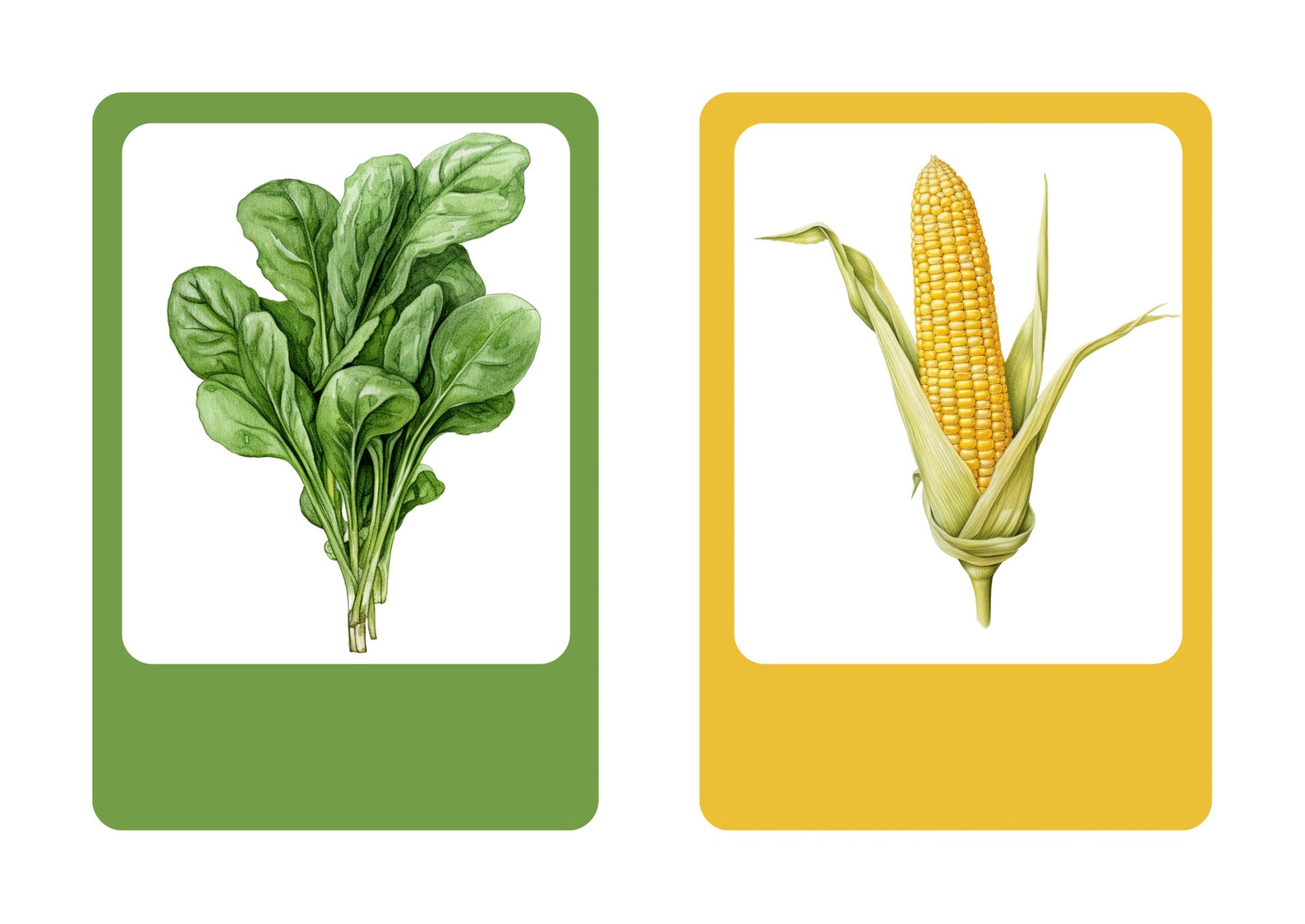 Vegetable Cards, Printable Flashcards, Learning Vegetables, Montessori ...