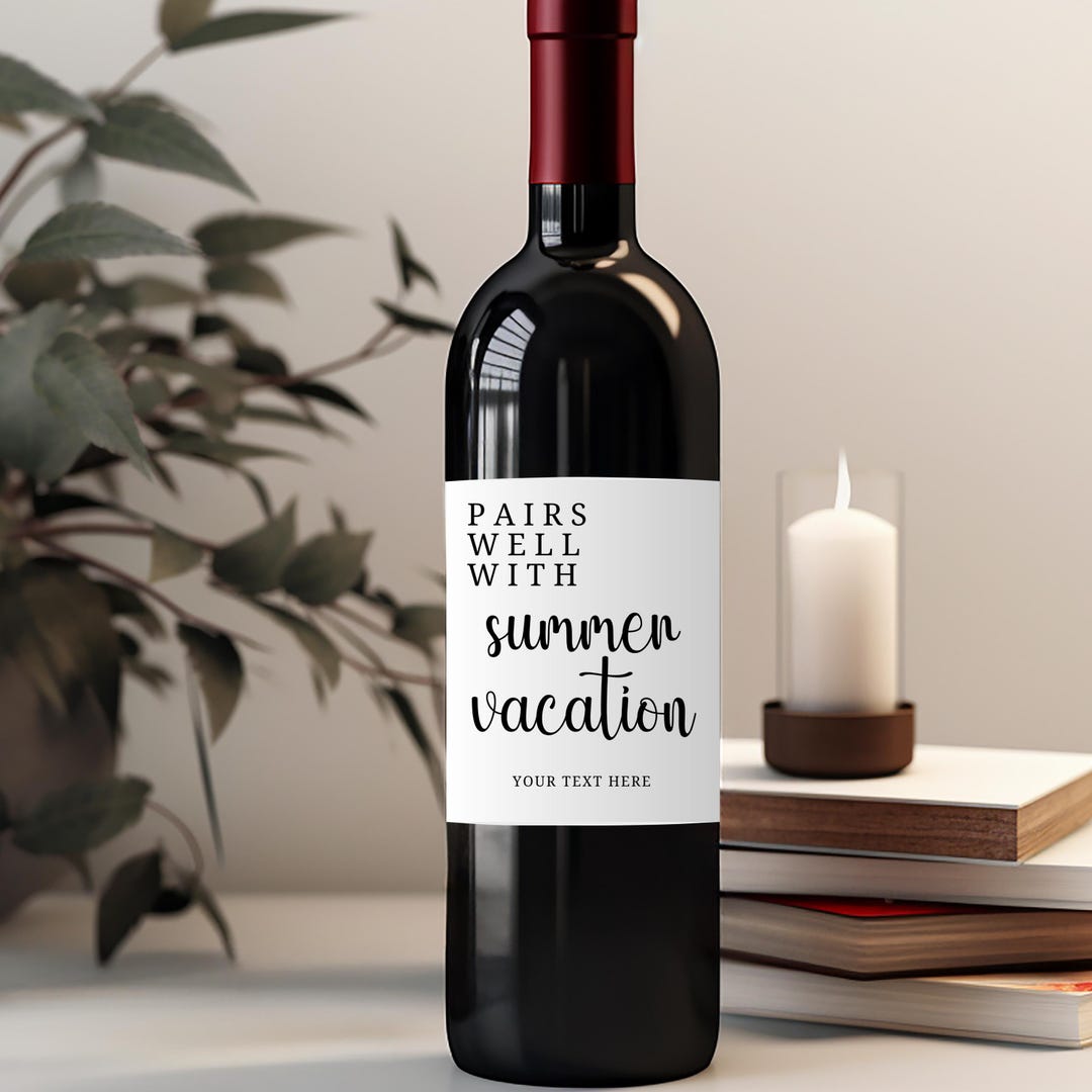 Personalized Teacher Wine Label: Custom Educator Appreciation Gift ...