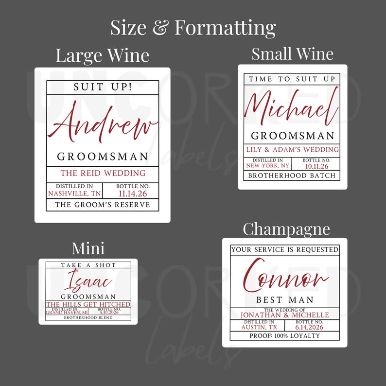 Groomsman Proposal Whiskey Label, Custom Gift Best Man, Wedding Bridal ...