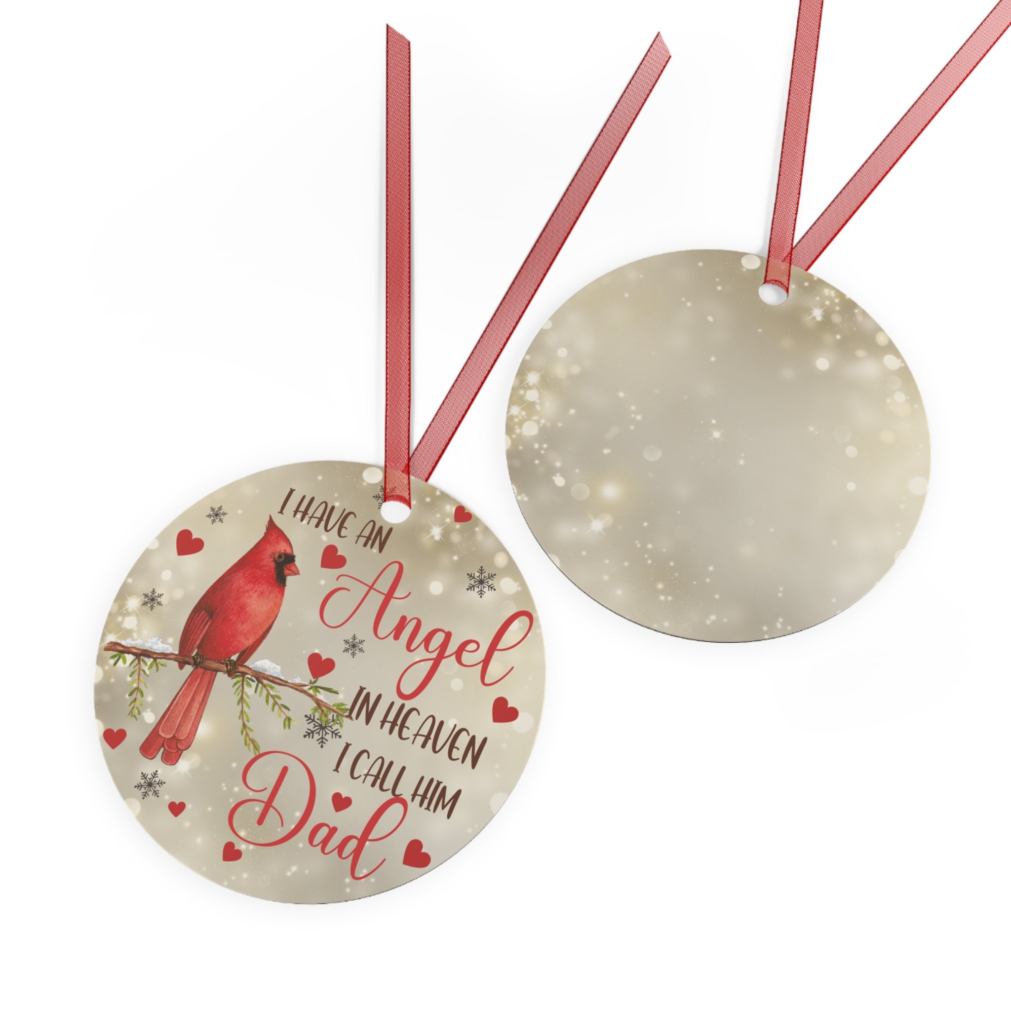 Red Cardinal Angel in Heaven Christmas Ornament I Have an Angel in ...