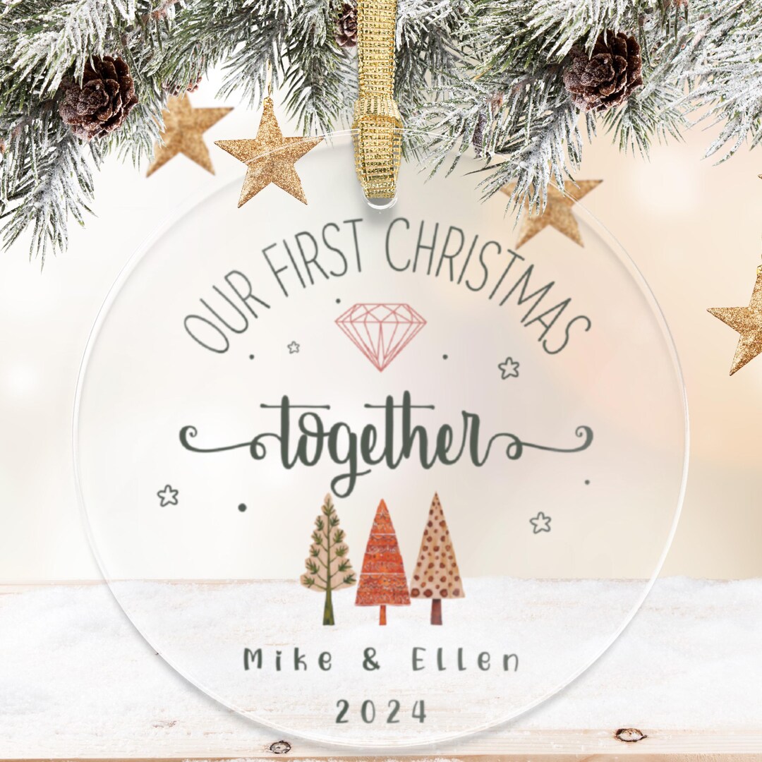 Our First Christmas Together Acrylic Ornament, First Christmas Together ...