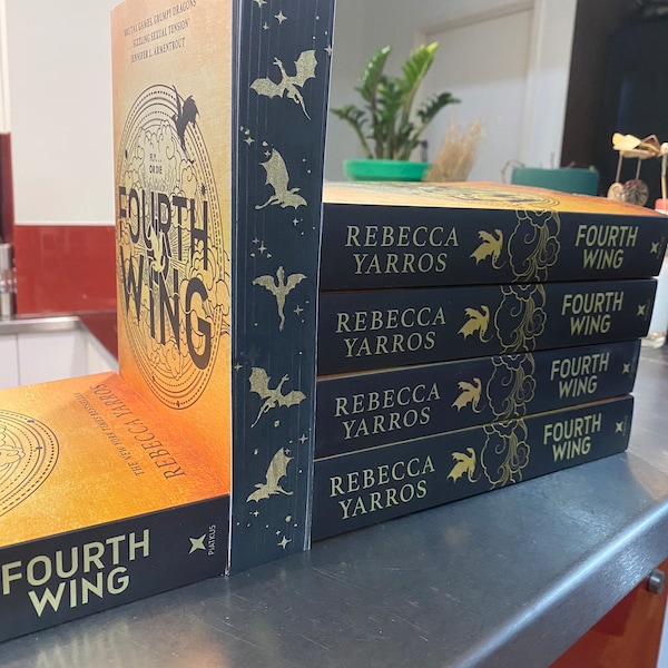 The Fourth Wing Sprayed Edges - Etsy