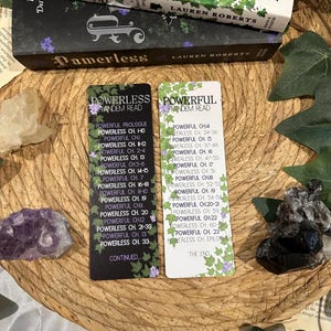 Powerful Powerless Tandem Read Bookmarks - Etsy