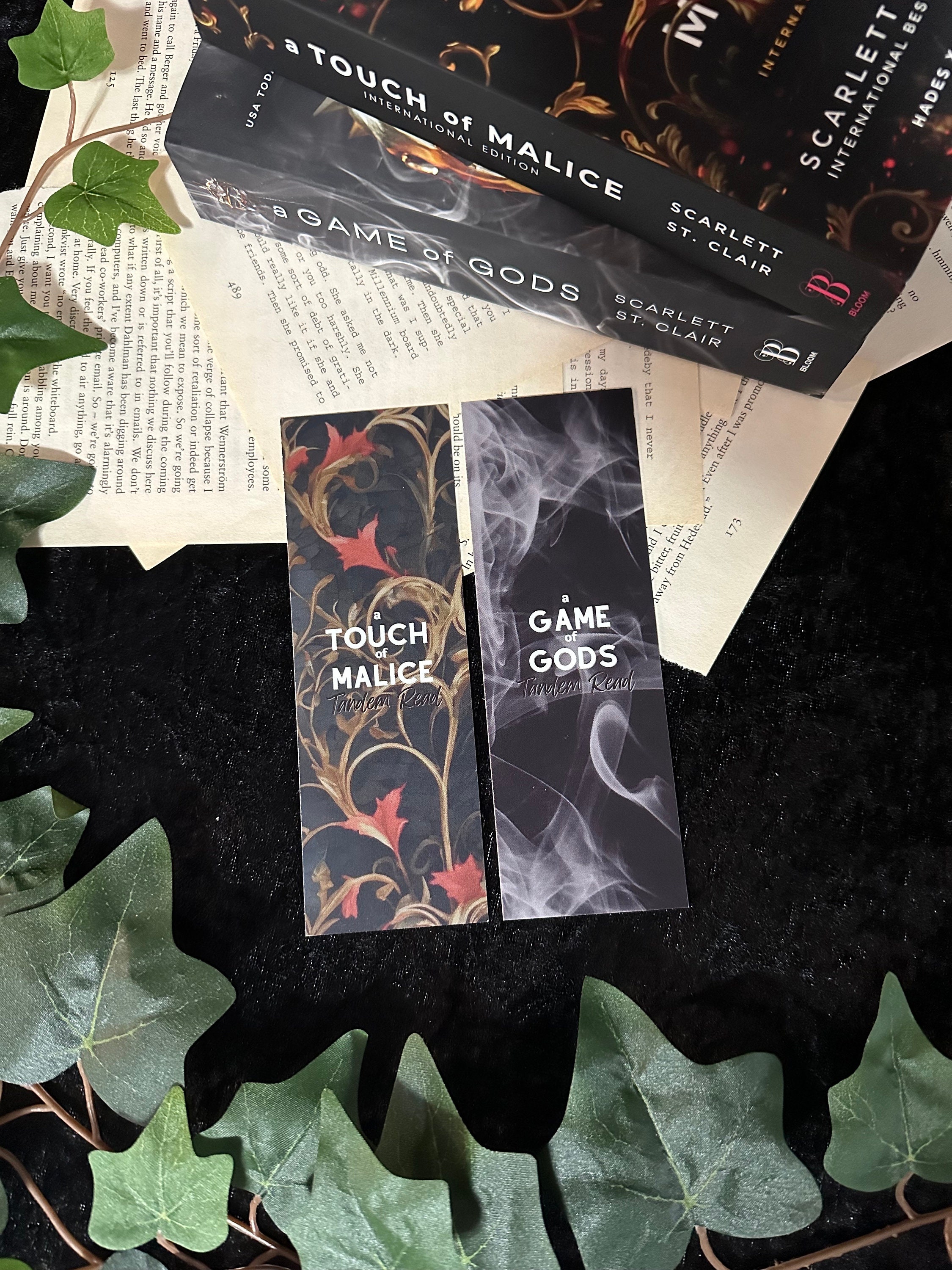 Hades X Persephone Tandem Read Bookmarks | 6 Book Set | Scarlett St ...