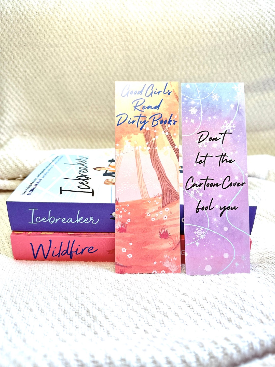 Icebreaker & Wildfire Inspired Bookmarks 2 Pack - Etsy