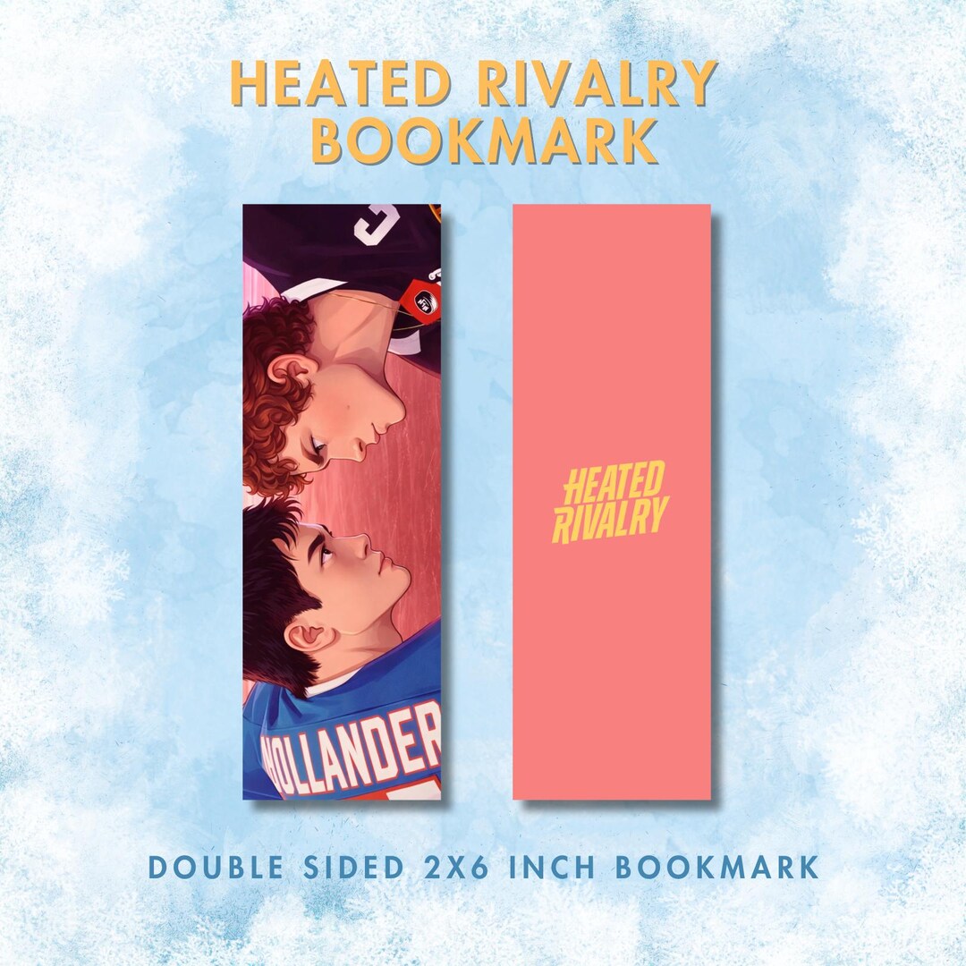 Heated Rivalry TV Show Inspired Double Sided Bookmark | Hockey Romance ...