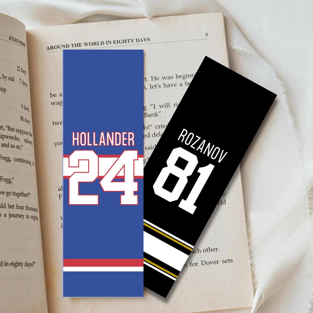 Heated Rivalry Inspired Bookmark | Hockey Romance Accessory | TV Show ...