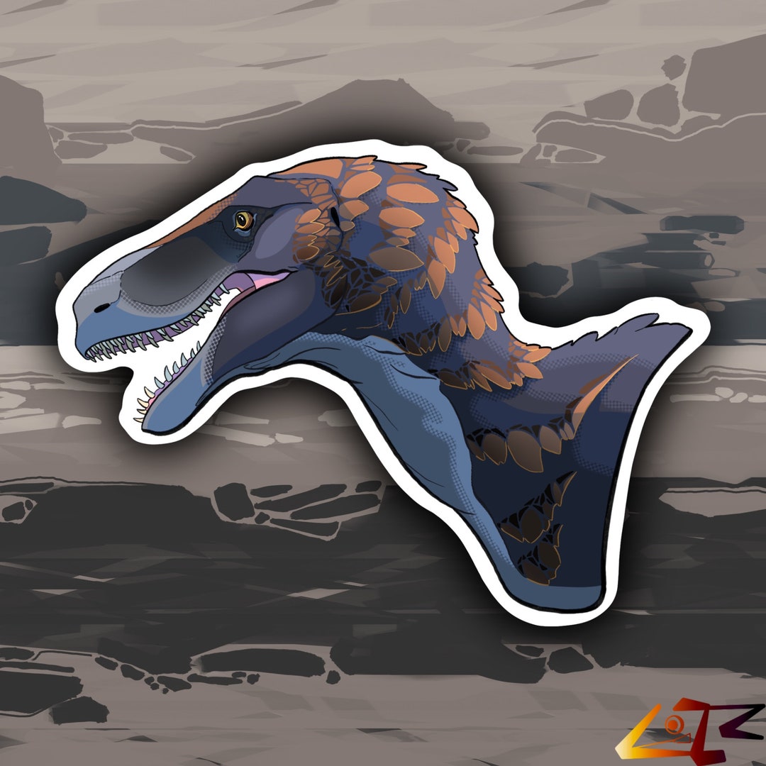 Stickersaurians: Cretaceous - Utahraptor | Utahraptor Sticker, Dinosaur ...