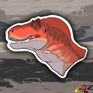 Stickersaurians: Cretaceous - Tyrannosaurus Rex | T. Rex Sticker ...