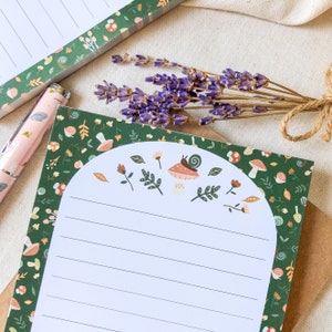 Mushroom Forest Notepad | Memo Pad | Writing Pad | Journal | Planner ...