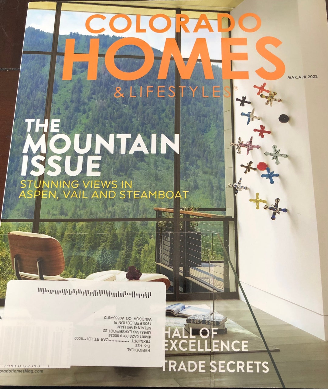 Colorado Homes Magazine March April 2022 - Etsy
