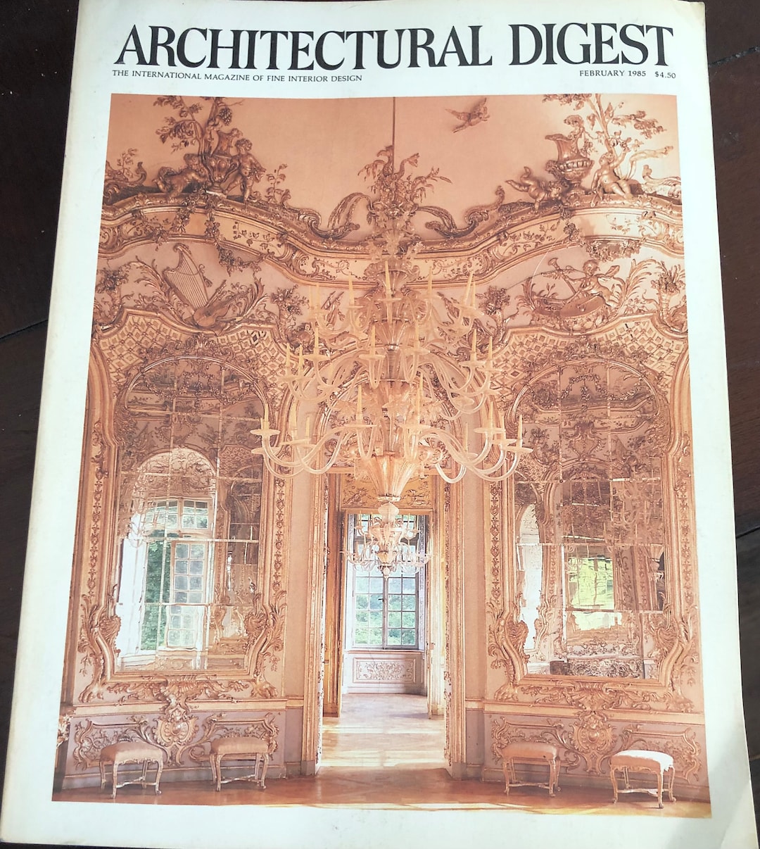 Vintage Architectural Digest Magazine February 1985 - Etsy