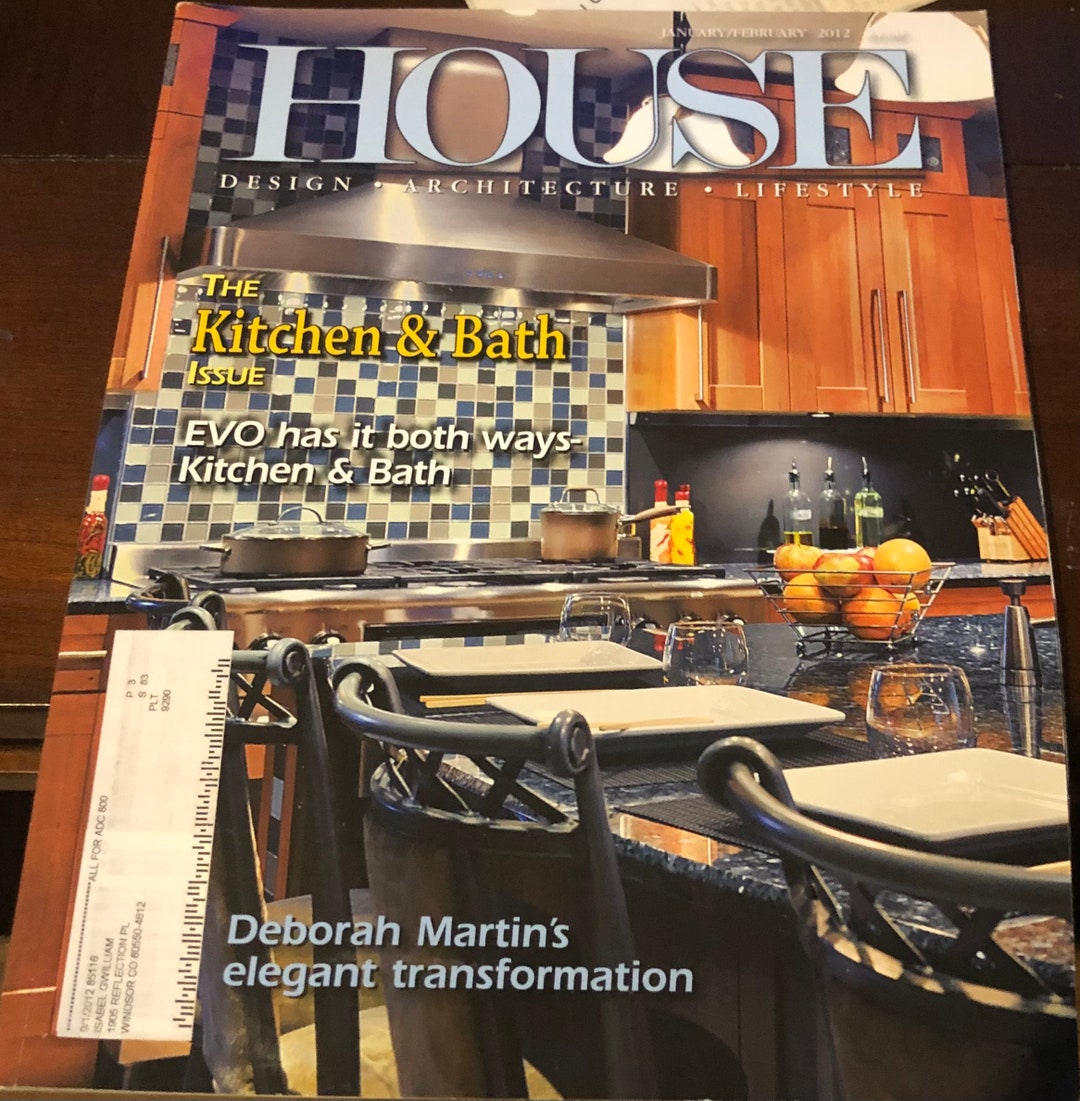 House Design Architecture Lifestyle Magazine January / February 2012 - Etsy