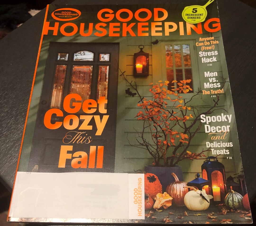 Good Housekeeping Magazine September / October 2024 Fall Halloween - Etsy