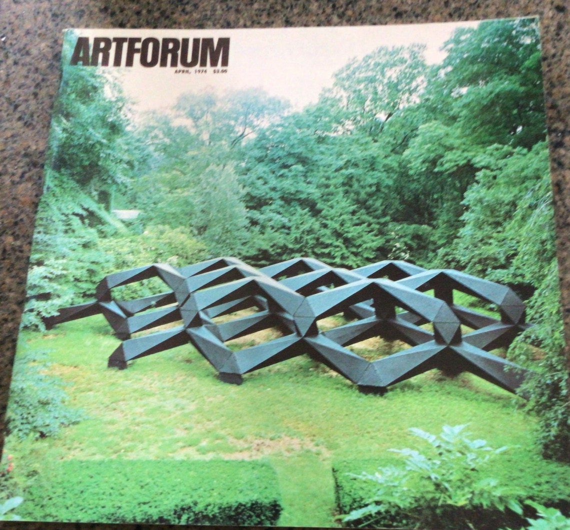 Vintage Artforum Magazine April 1974 - Etsy