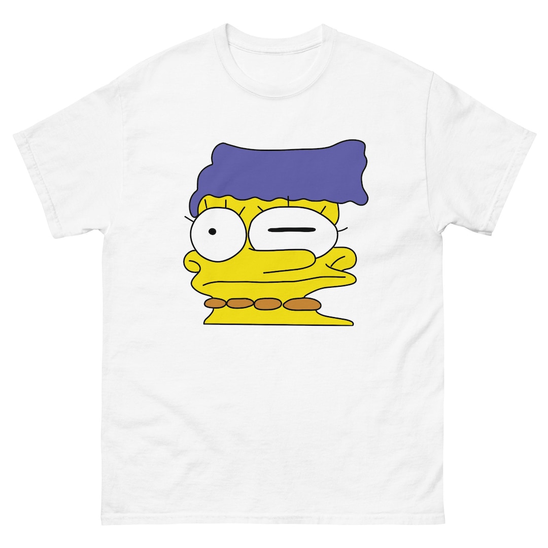 Smeared Marge Tshirt - the Simpsons - Etsy