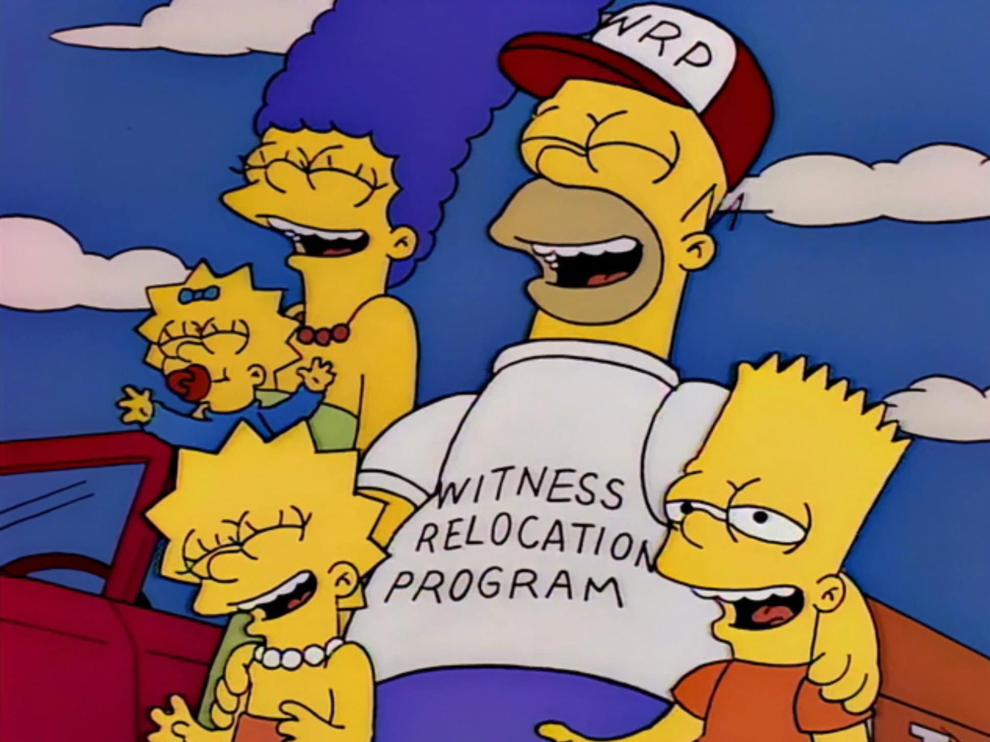 The Simpsons Witness Relocation Program Tshirt - the Simpsons - Etsy