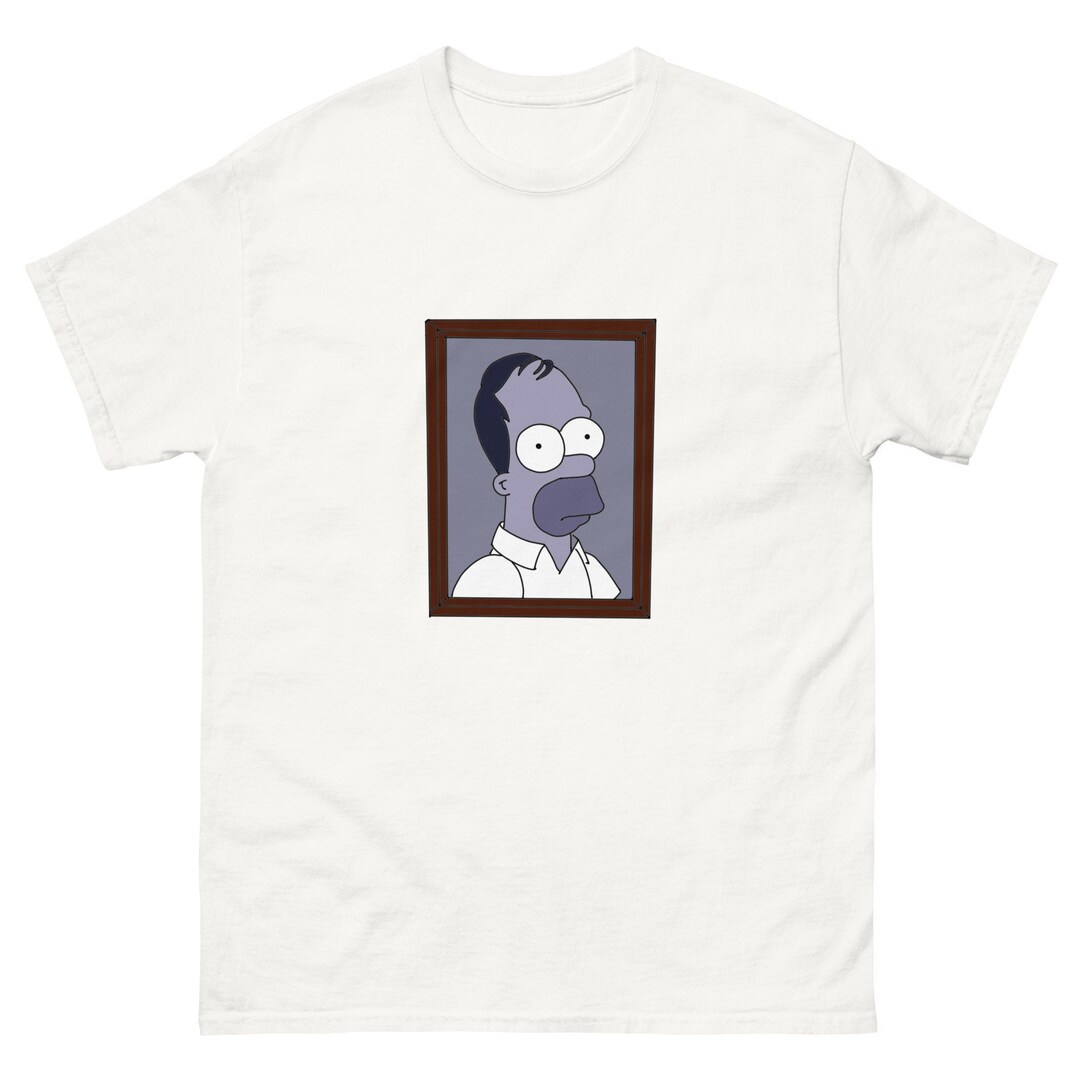 Young Homer Simpson Portrait Tshirt - Etsy