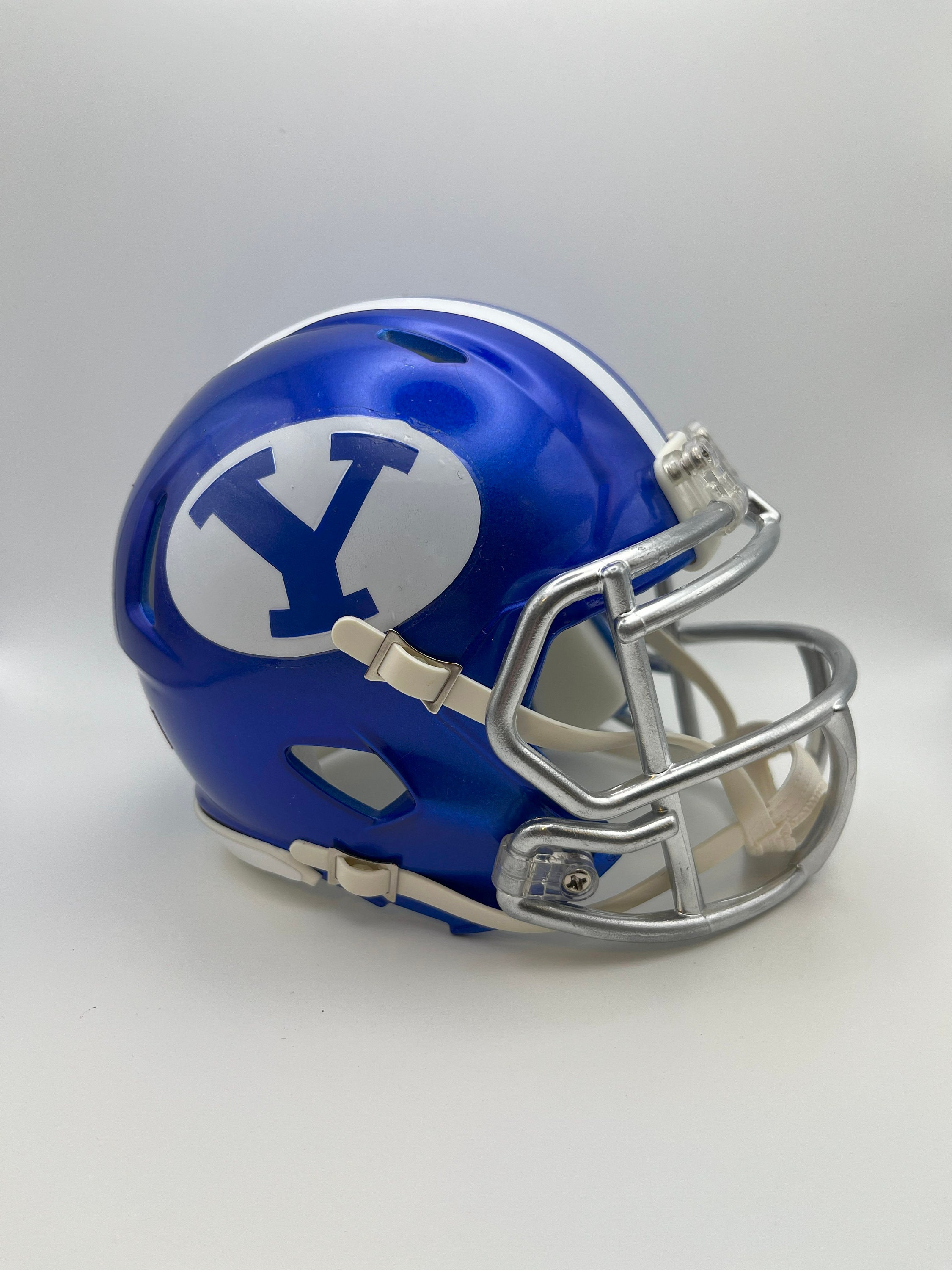 Classic Royal Blue BYU Mini Football Helmet - Etsy